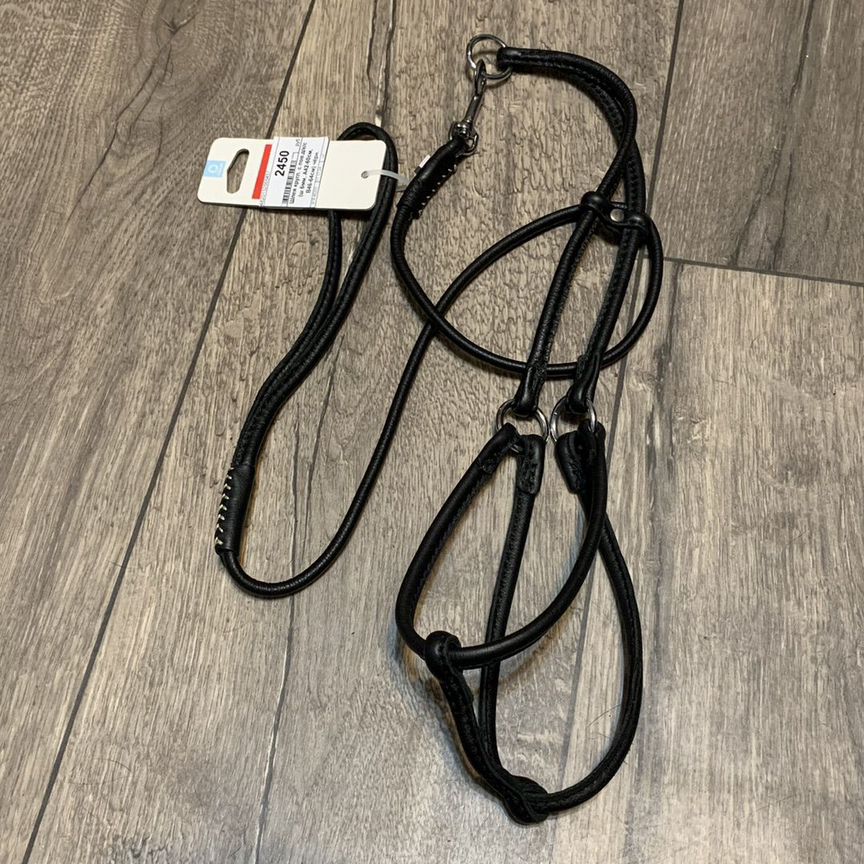 Поводок и шлейка кожаные Waudog Collar Soft