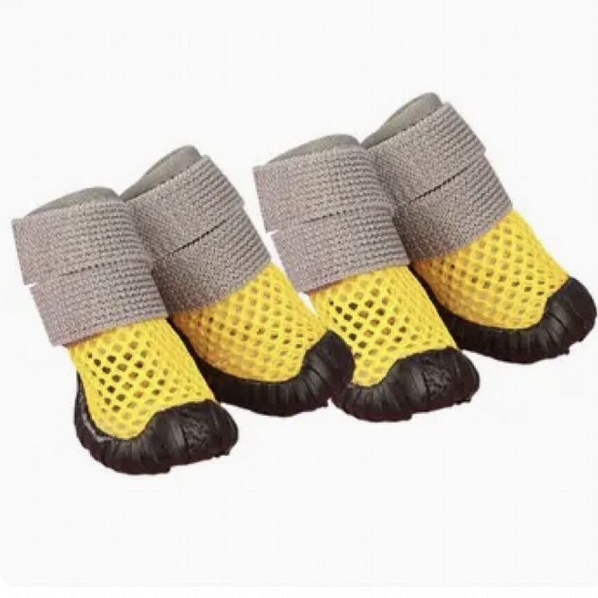 Летние собачьи ботиночки из полиэстера 4 шт