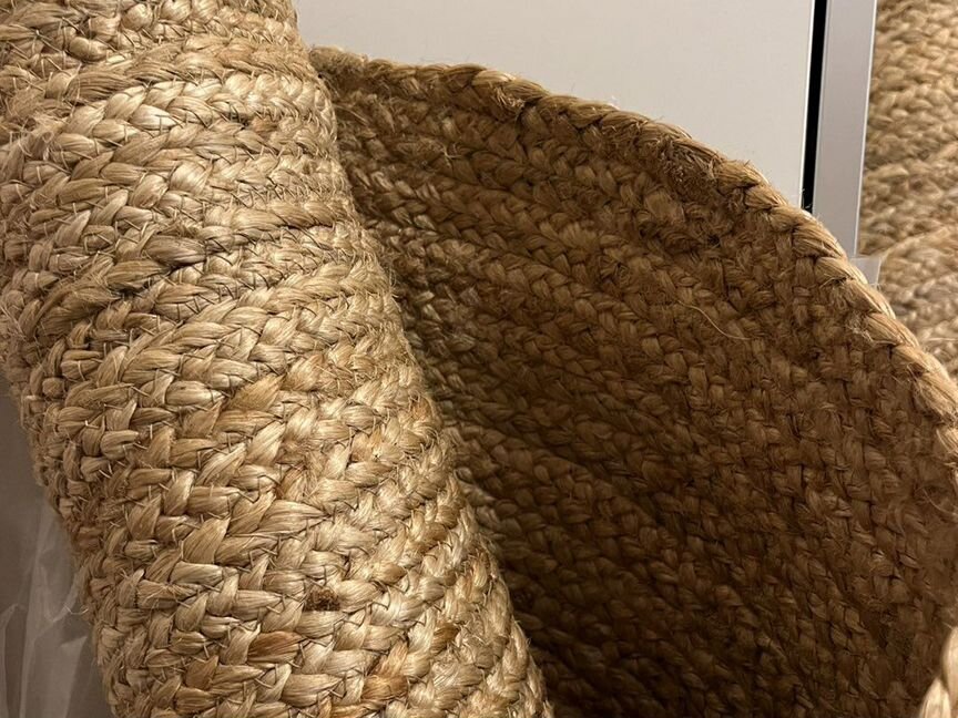 Джутовый коврик 1х1