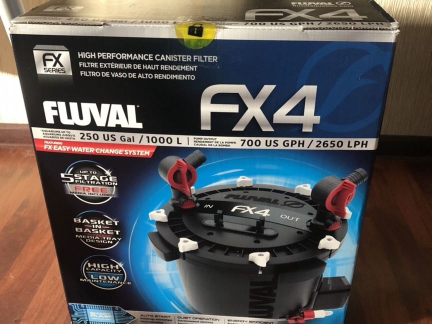 Внешний фильтр для аквариума Fluval fx4