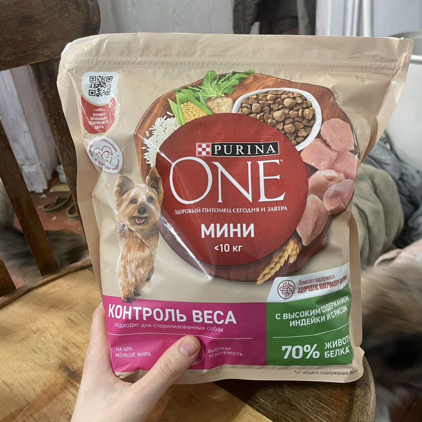Корм для собак purina one
