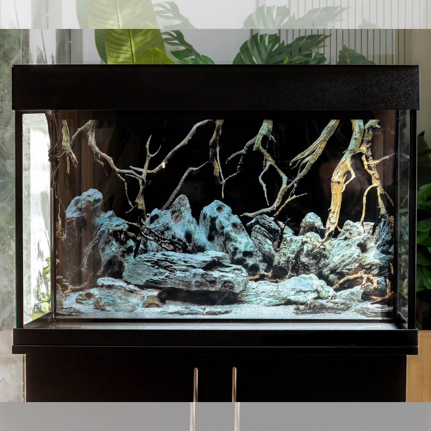 Аквариум 150 литров с тумбой прямоугольный