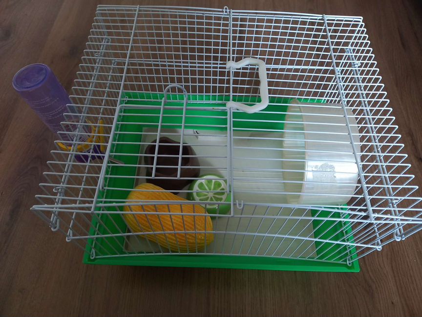 Клетка со всем содержимым для грызунов хомяков