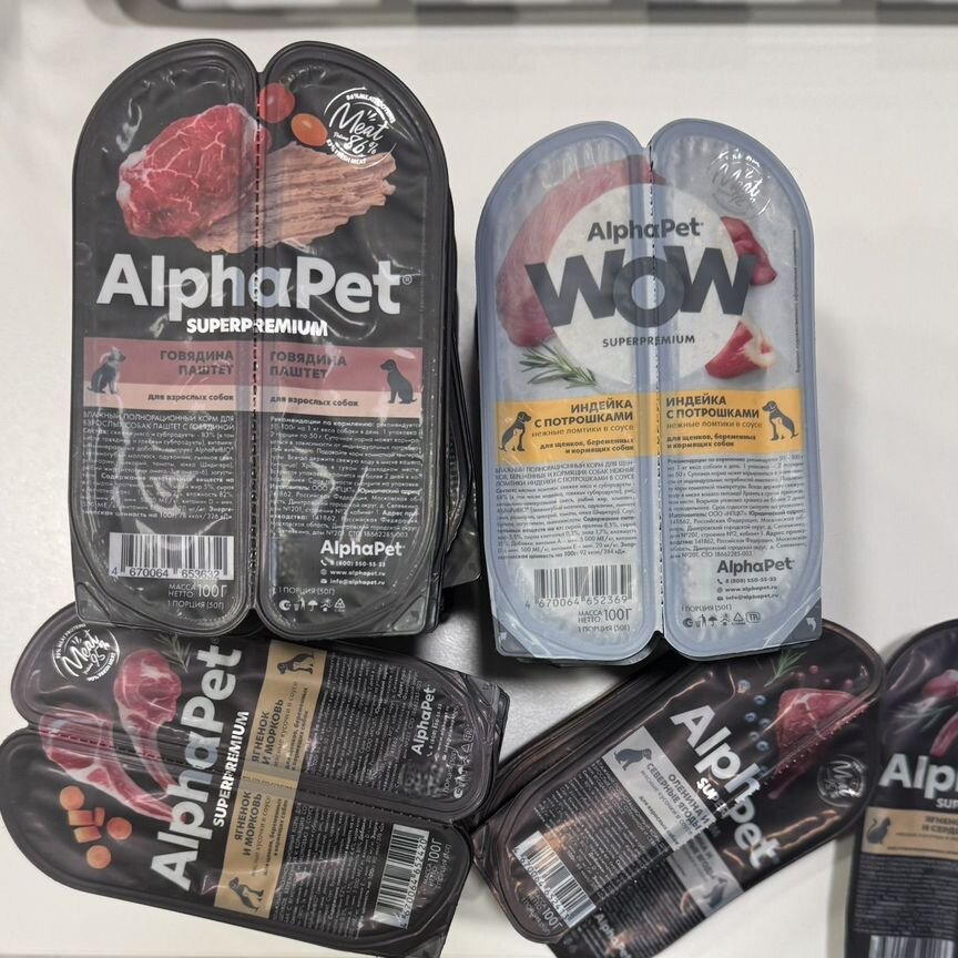 Влажный корм для собак alphapet