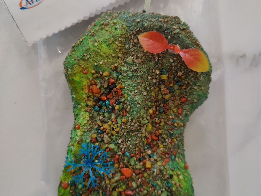 Плот для водных черепах на присоске 17/10,5 см