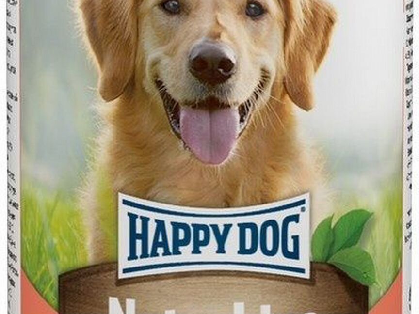 Happy dog кусочки в фарше для собак: телятина с ри