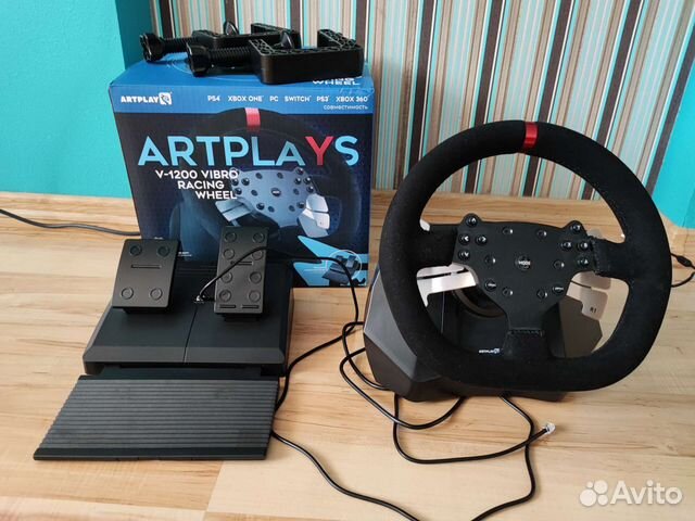 Игровой руль artplays v1200 vibro купить в Кемерово | Электроника | Авито