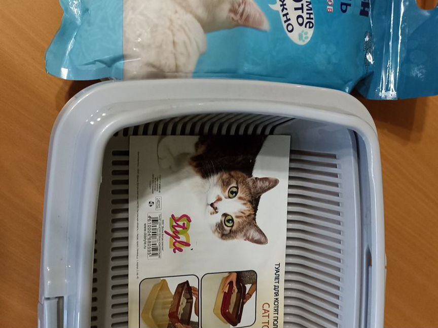 Лоток для кошек и наполнитель