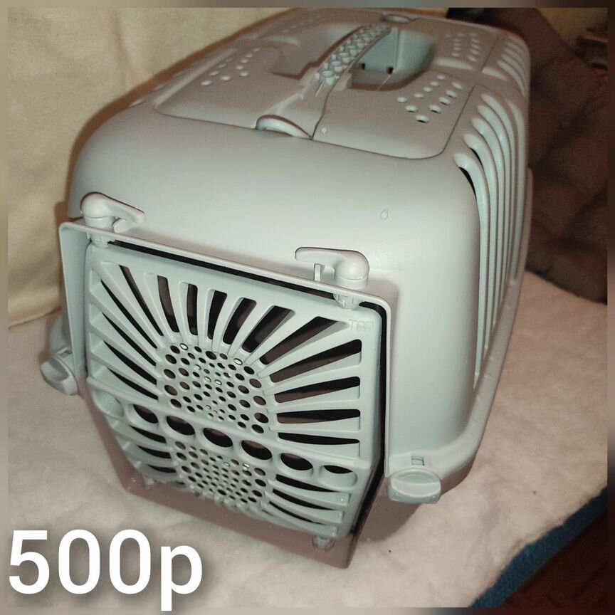 Переноска пластик/ткань