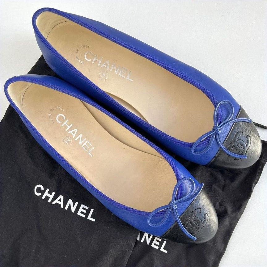 Балетки Chanel, оригинал, размер 38