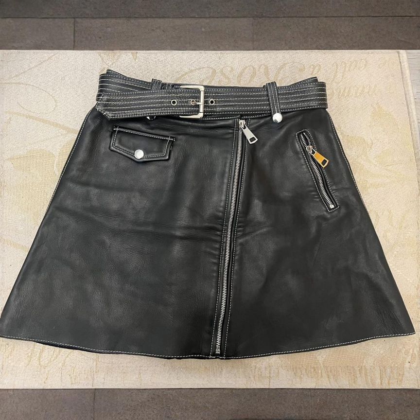 Юбка кожаная maje оригинальная