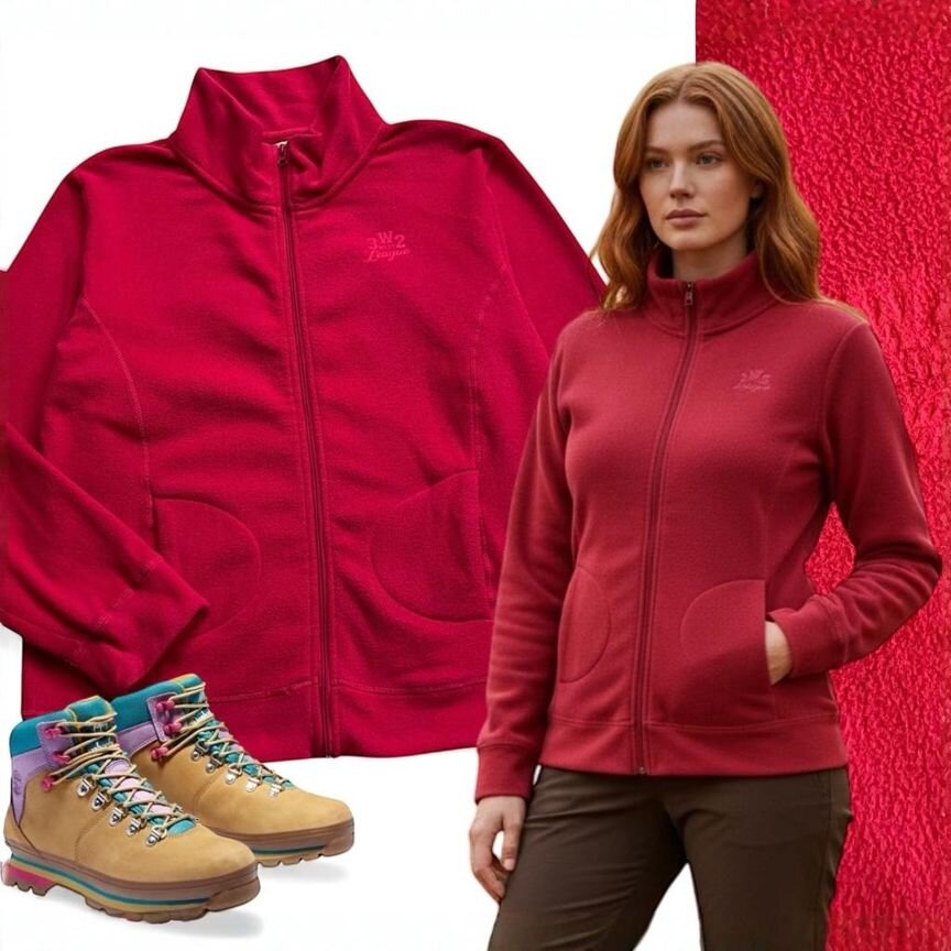 Флисовая кофта XL