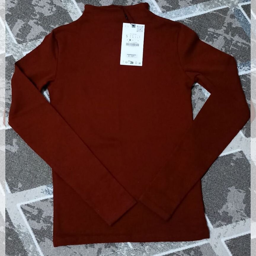 Лонгслив zara новый