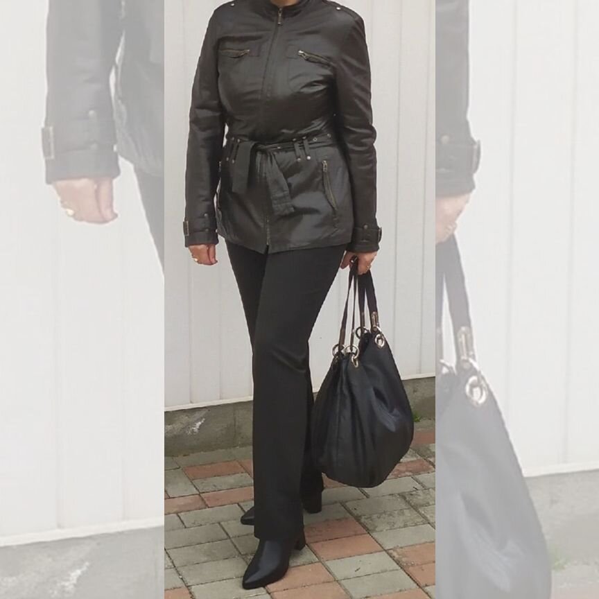 Куртка демисезонная женскяя натуральная кожа