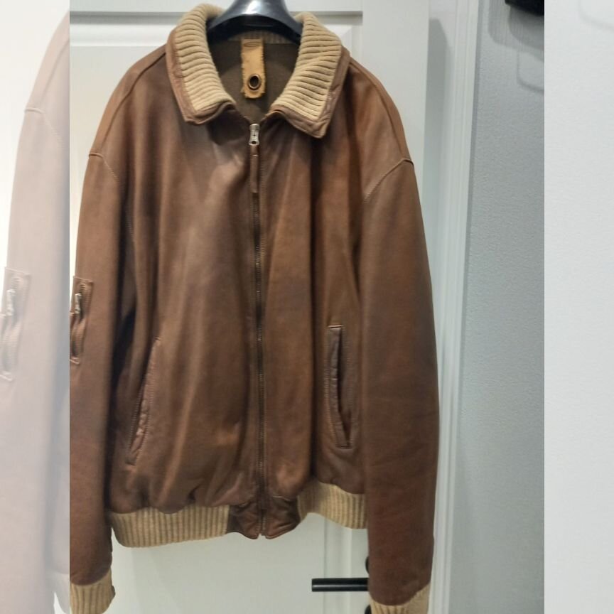 Кожаная куртка мужская 54 56 натуральная