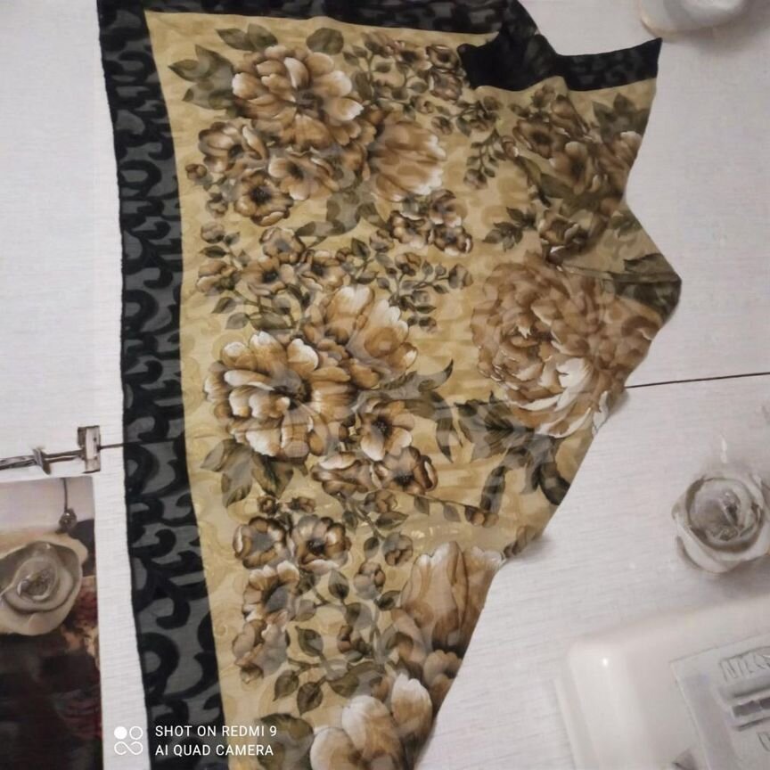 Косынка шеф он шелкография