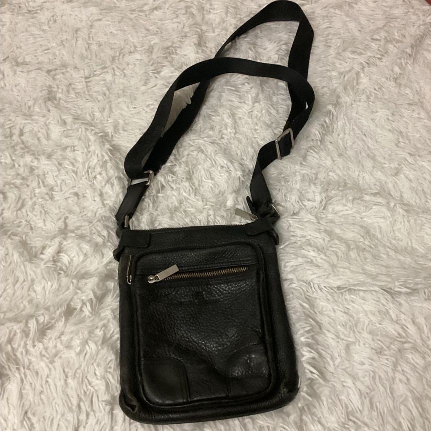 Мужская кожаная сумка franco maldini