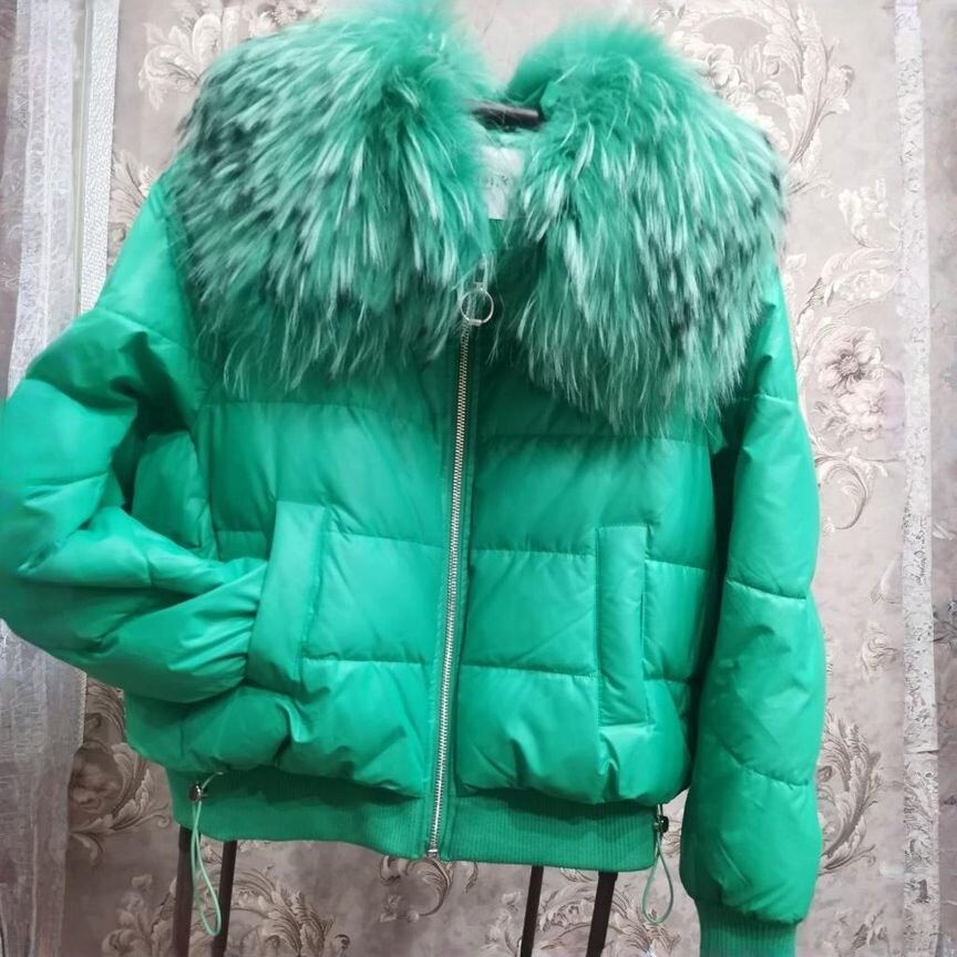 Куртка зимняя женская 48 50 бу